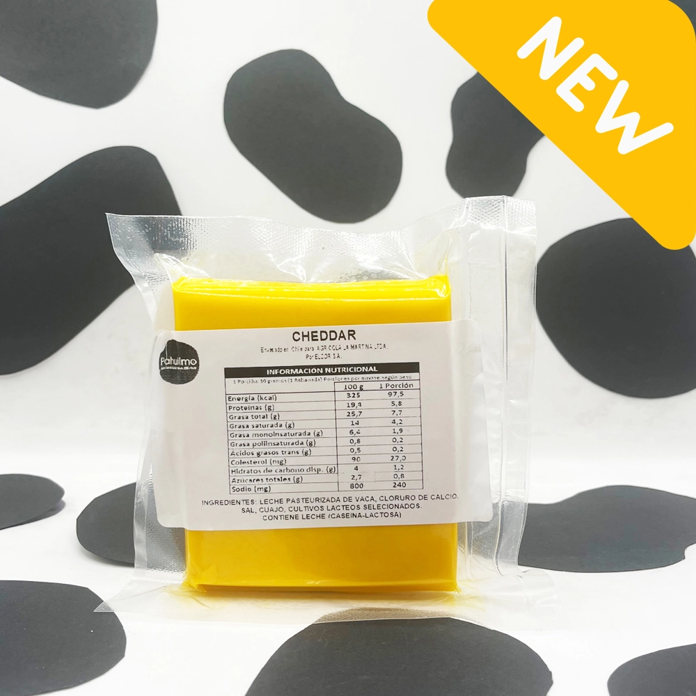 Queso Cheddar 200 grs. * - Pahuilmo
